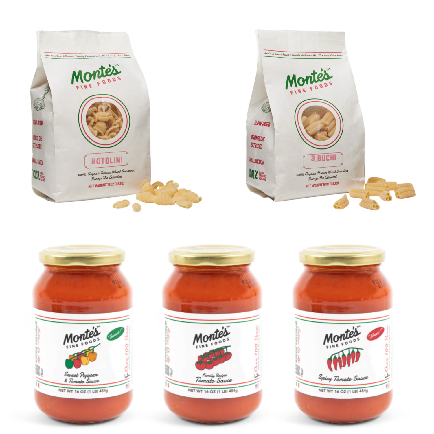 Monte's Fine Foods • Finest Tomato Sauces, Pastas & More